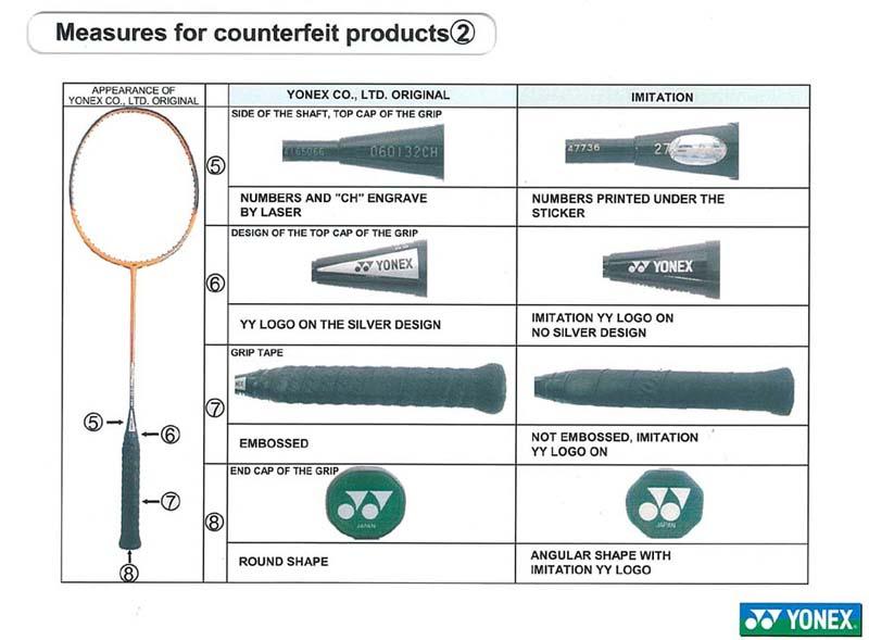 How to Spot Fake Yonex Racquets